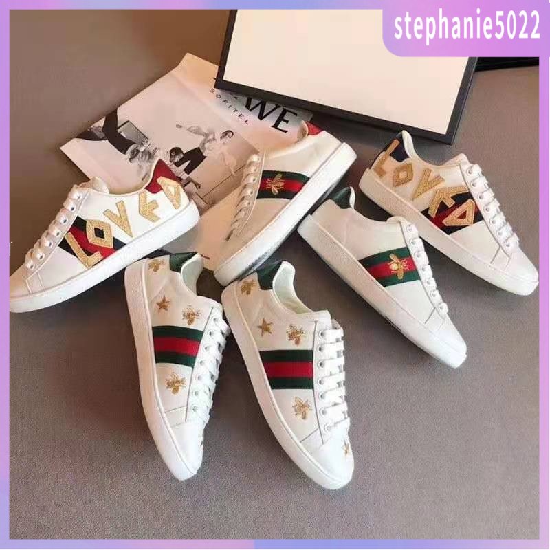 Jual original- 2021 Sepatu Sneakers Desain Gucci Motif Kulit Ular Warna ...