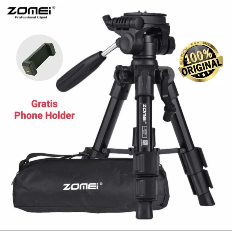 Jual Zomei Q100 Tripod Meja Portable for Kamera DSLR Mirrorless dan ...