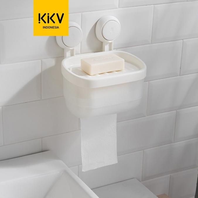 Jual KKV Dulce Vida Tempat Sabun Tissue Roll Kamar Mandi Suction Tempel ...