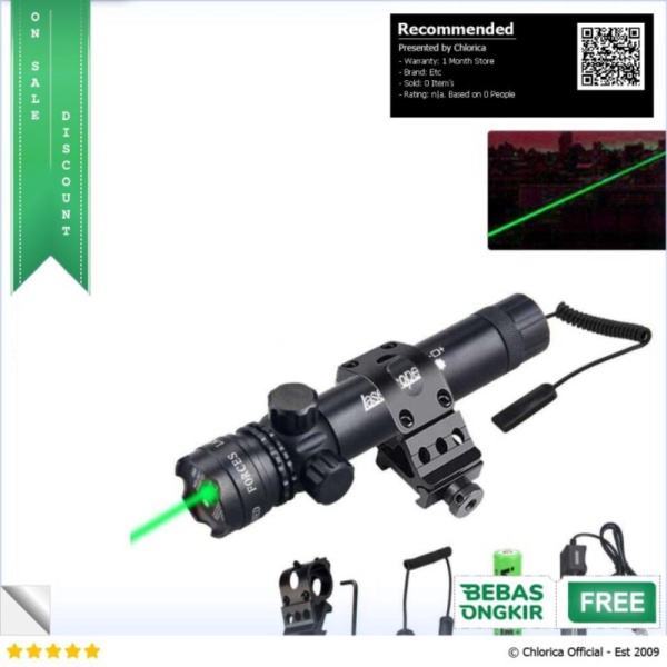 Jual Jual VASTFIRE Tactical Green Dot Laser Scope Airsoft Rifle - JG-2 - Hitam Etc Murah ...