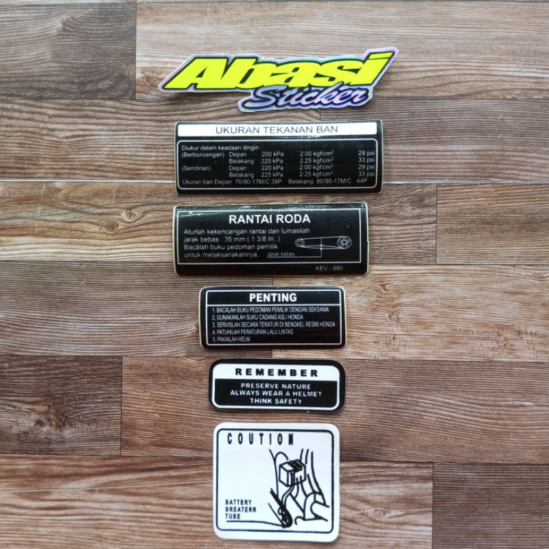 Jual sticker peringatan | Shopee Indonesia