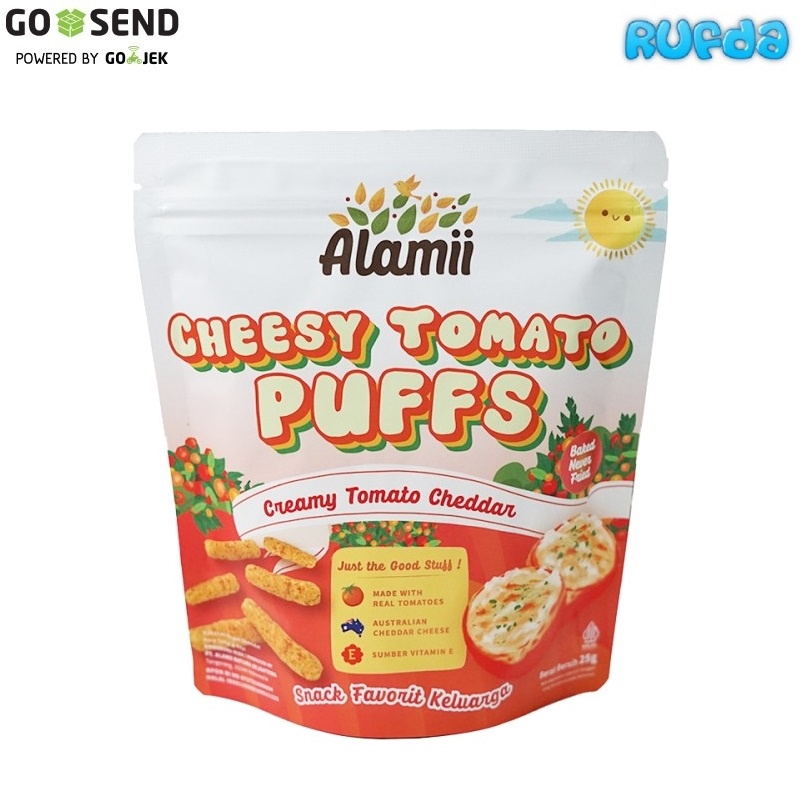 Jual Alamii Puffs CHEESY TOMATO Makanan Ringan Snack Anak Bayi Baby ...
