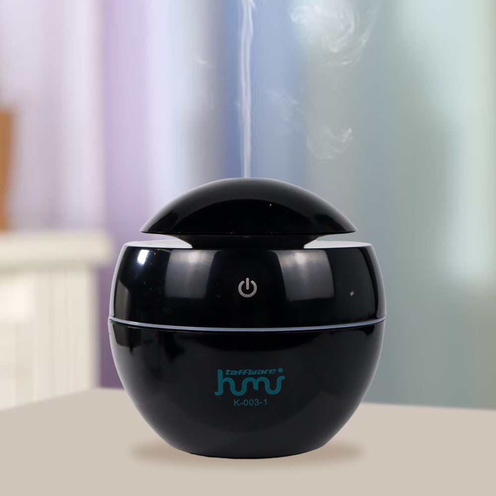 Jual Air Humidifier Ultrasonic Aromatherapy Oil Diffuser - HITAM ...