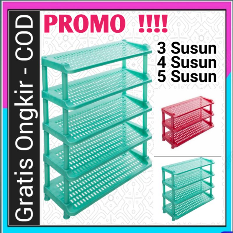 Jual RAK SEPATU PLASTIK ALAS MIRING | Shopee Indonesia