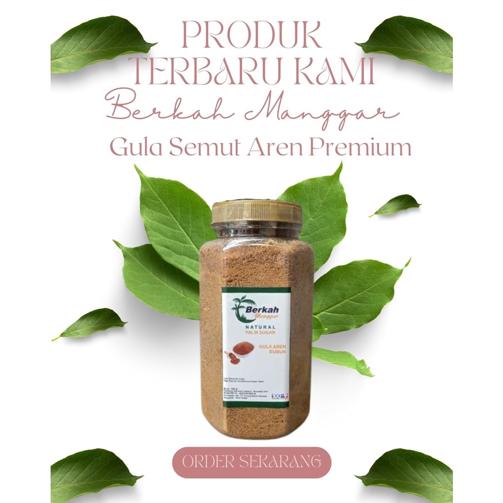Jual Gula Semut Aren 500gr Premium Pack | Shopee Indonesia