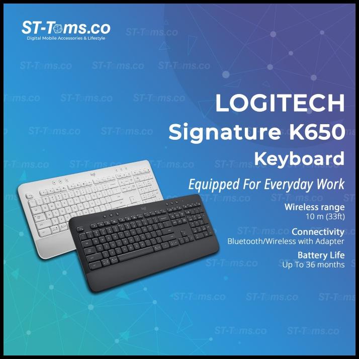 Jual Logitech Signature K650 Comfort Full-Size Wireless Keyboard ...