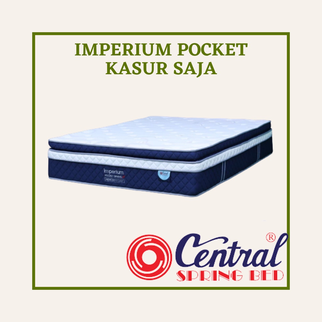 Jual ( CENTRAL IMPERIUM POCKET ) Kasur Central Springbed Imperium Pocket Double Plushtop Pocket ...