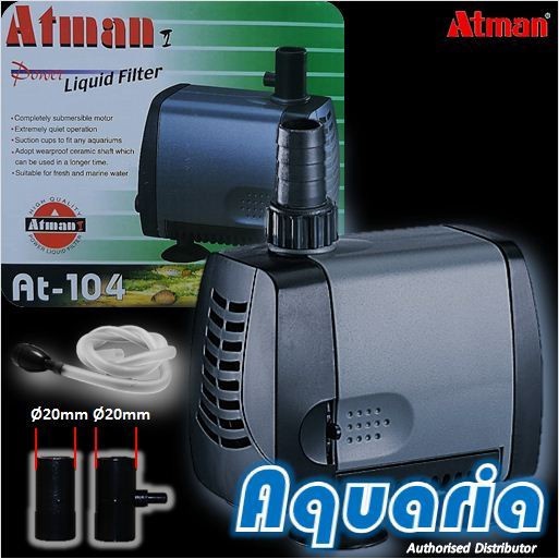 Jual Atman Water Pump AT-104 Pompa Celup Aquarium & Kolam | Shopee ...