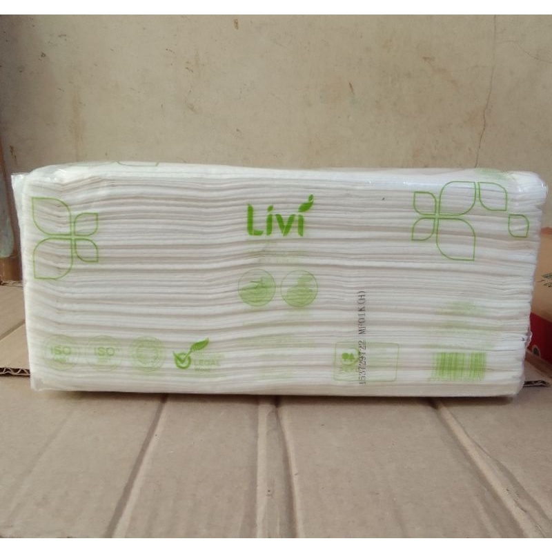 Jual Tissue Livi Multifold Tower 1ply 150 sheet / Tissue Minyak ...