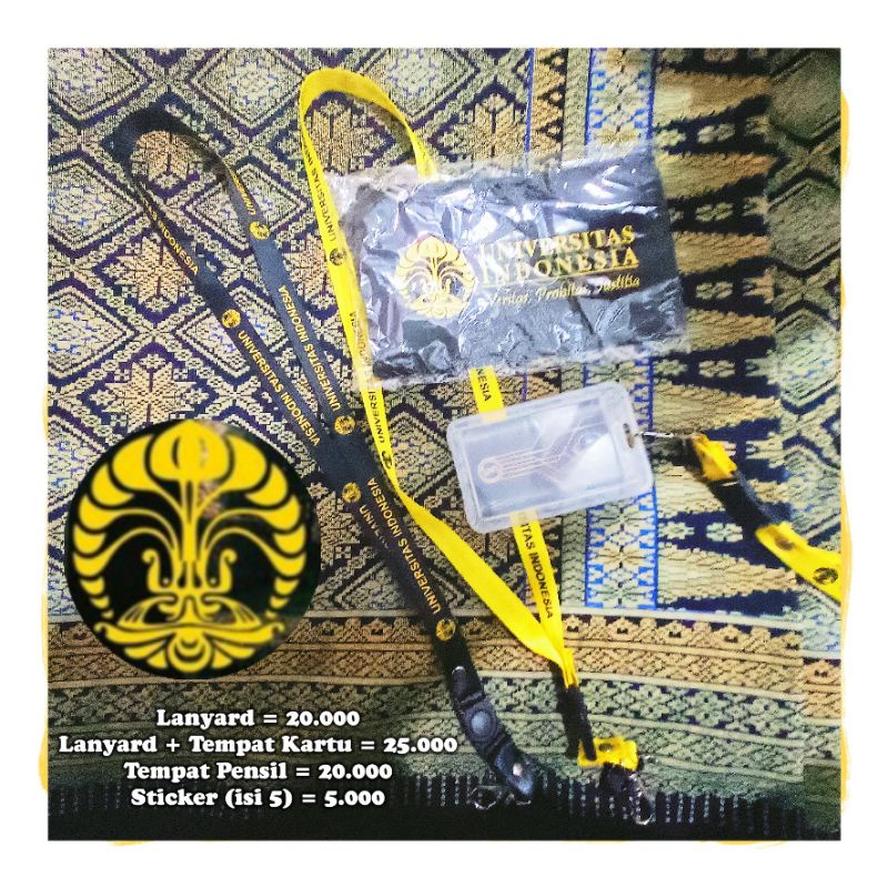 Jual LANYARD KRL TRANSJAKARTA KOTAK PENSIL LOGO UNIVERSITAS INDONESIA ...