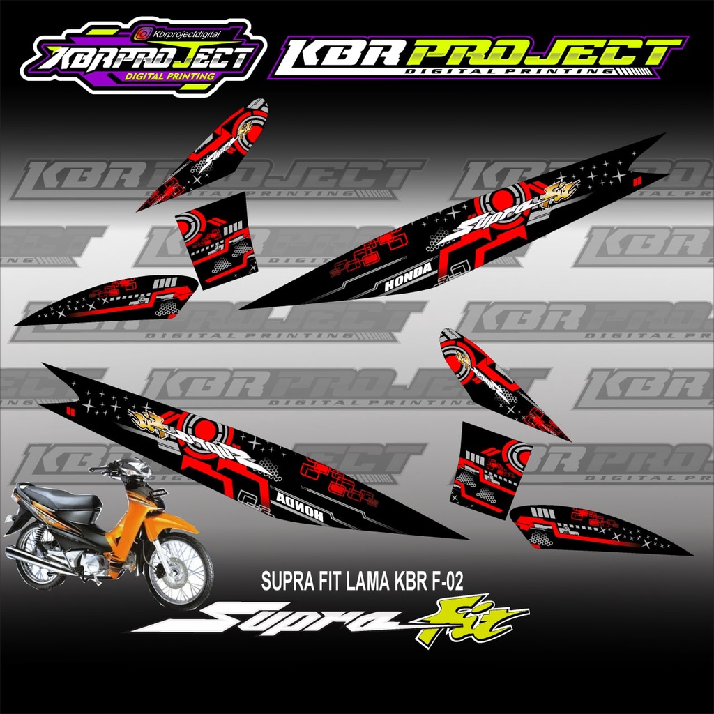 Jual Stiker Striping Supra Fit Lama Lis Variasi Stiker Motor Honda ...