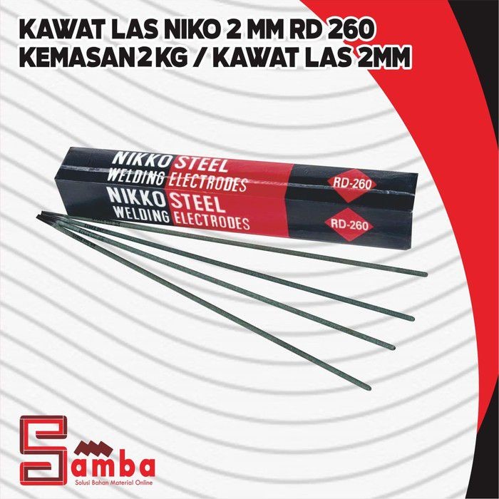Jual Kawat Las Niko 2 Mm Rd 260 Kemasan 2 Kg / Kawat Las 2Mm | Shopee Indonesia