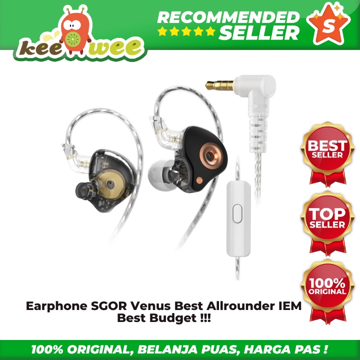 Jual Earphone SGOR Venus Best Allrounder IEM Best Budget !!! | Shopee ...