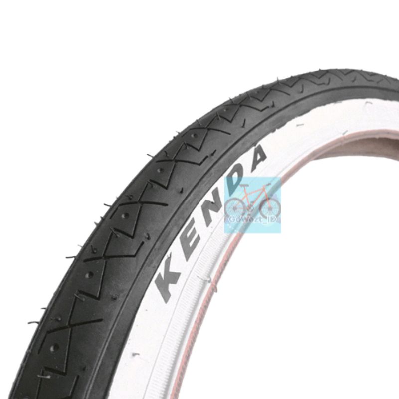 Jual Ban Luar Sepeda KENDA 406 Ukuran 20 x 1.75 List Putih Lipat Minion ...