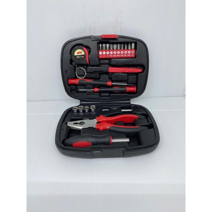 Jual [COD] Ace Tool Kit Set 21 / Ace Set Perkakas Tangan 21 Pcs / Set ...