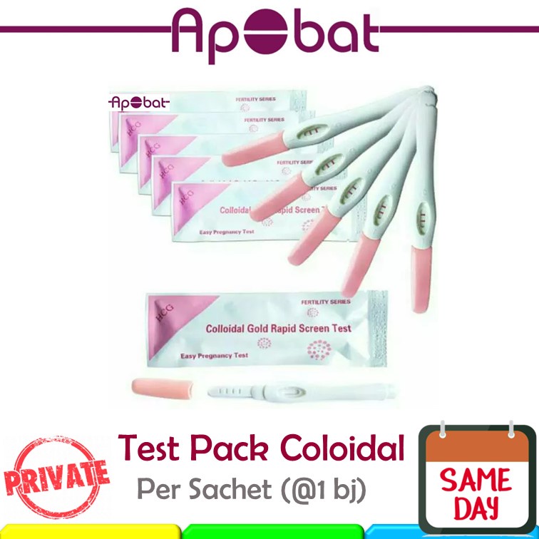 Jual - ApObat - Tes Kehamilan Pink Testpack Akurat dan Tespek HCG Test ...