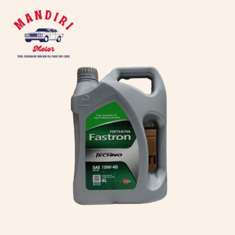 Jual OLI PERTAMINA FASTRON TECHNO SAE 10W-40 API SN 4L | Shopee Indonesia
