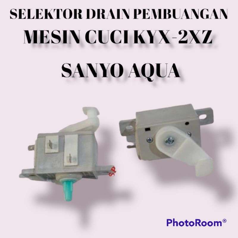 Jual SELEKTOR PEMBUANGAN MESIN CUCI SANYO AQUA KYK -2XZ / SWITCH DRAIN MCC | Shopee Indonesia