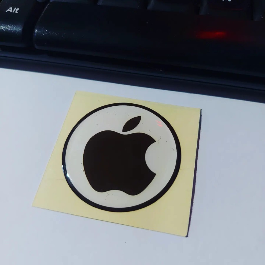 Jual Sticker Timbul Resin APPLE Logo IPhone Stiker Lentur 3D Kecil ...