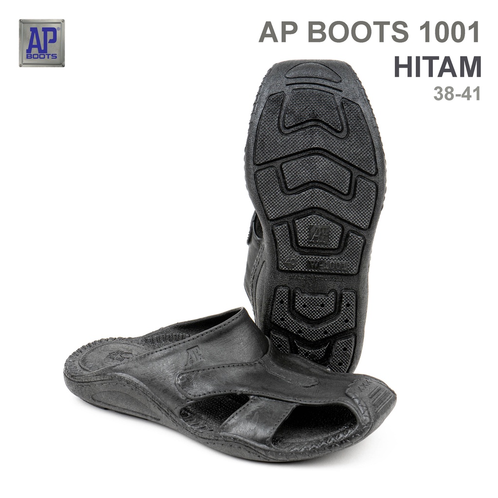 Jual Ap Boots 1001 HITAM - Sandal Selop | Shopee Indonesia