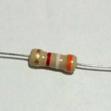 Jual PCS25 RESISTOR 3K9 3K9OHM 1/4W 025W (5PCS) | Shopee Indonesia