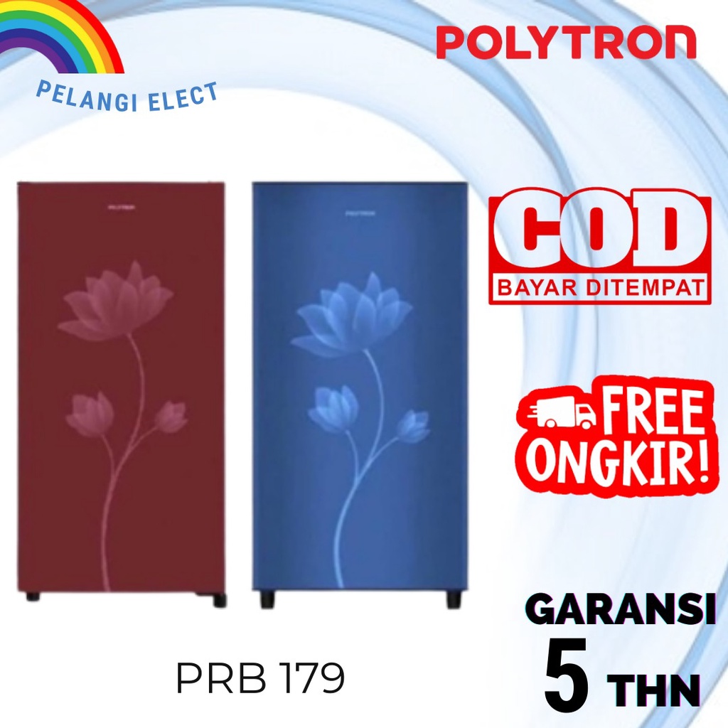 Jual Kulkas 1 Pintu POLYTRON PRB 179 R / PRB179 179R 170L - GARANSI ...