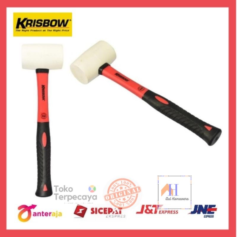Jual Krisbow Palu Karet Putih / Palu Karet | Shopee Indonesia