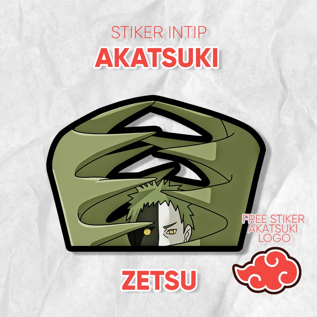 Jual Stiker Intip Akatsuki Anime Naruto / Sticker Waterproof | Shopee ...