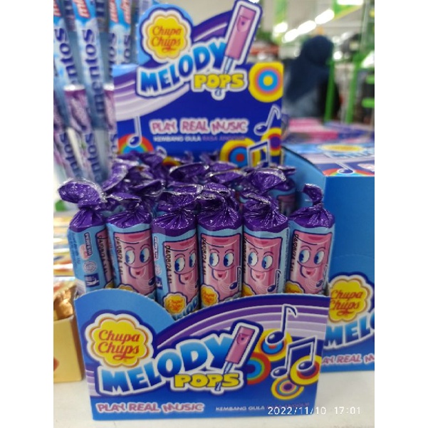 Jual Chupa Chups Melody Pop Termurah 1Box isi 36 pcs (stok baru Ed 2027 ...
