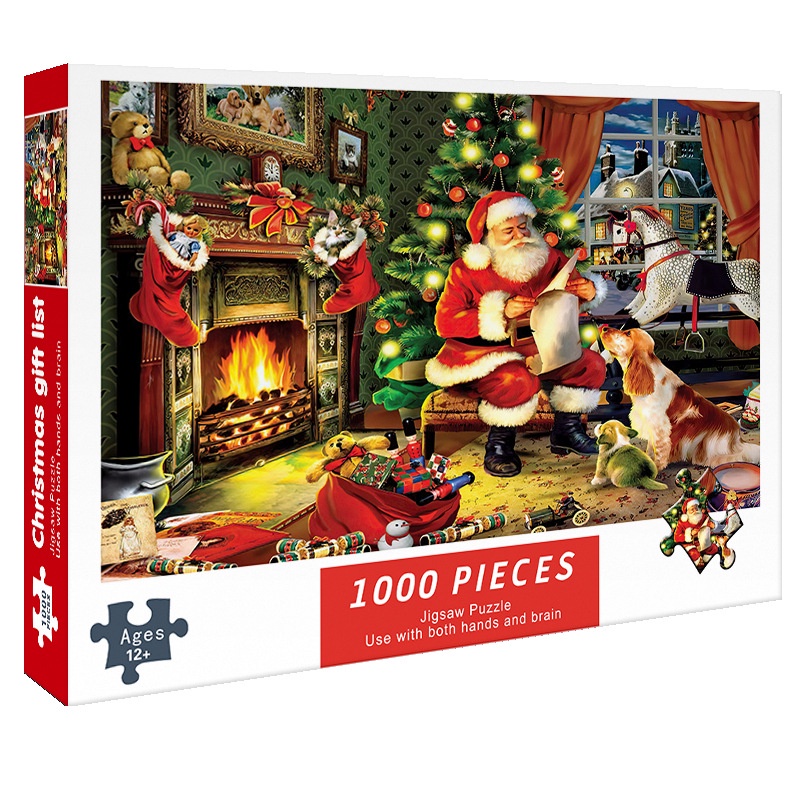 Jual Puzzle 1000 Pcs NATAL/XMAS/JIgsaw 1000 Pcs 50 x 75 cm | Shopee ...