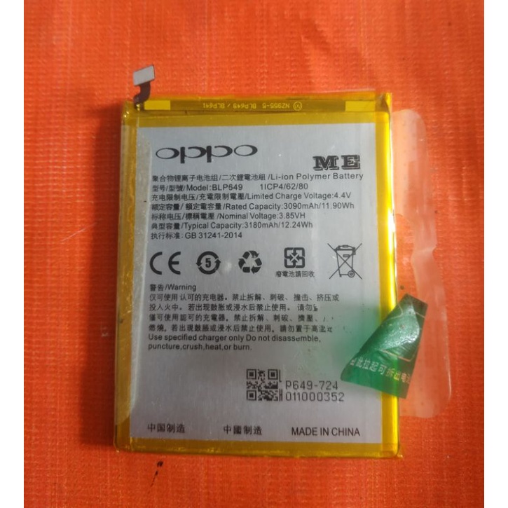 Jual baterai bekas Oppo a83 BLP649 | Shopee Indonesia