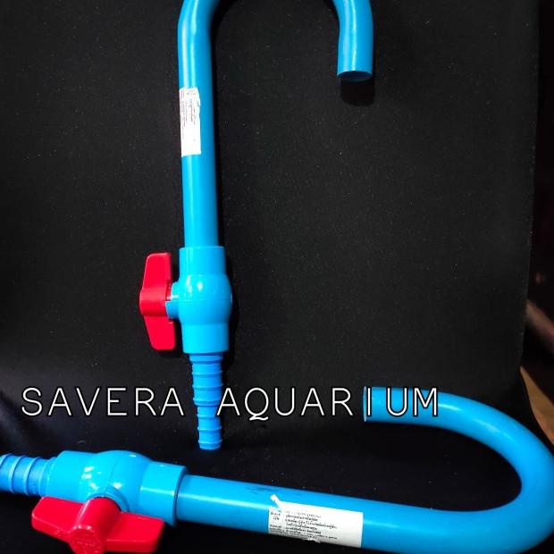 Jual PIPA AIR LENGKUNG KRAN BIRU / PIPA KURAS DENGAN KERAN | Shopee ...