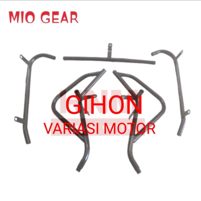 Jual TUBULAR FRAME PELINDUNG BODY GUARD SET MIO GEAR dan DUDUKAN LAMPU ...