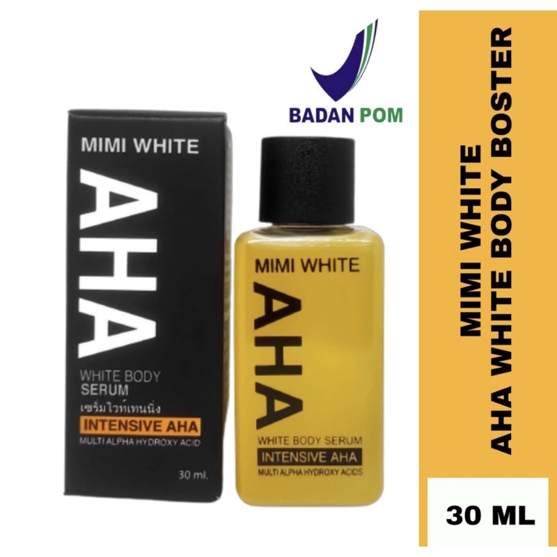 Jual Mimi White AHA White Body Serum 30 ML BPOM- SERUM BADAN - BRIGHT BODY BOOSTER SERUM MIMI ...