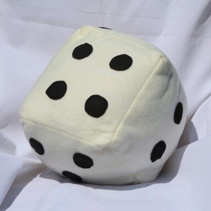Jual Dadu 30 x 30 cm Bantal Boneka Dadu Lembut | Shopee Indonesia