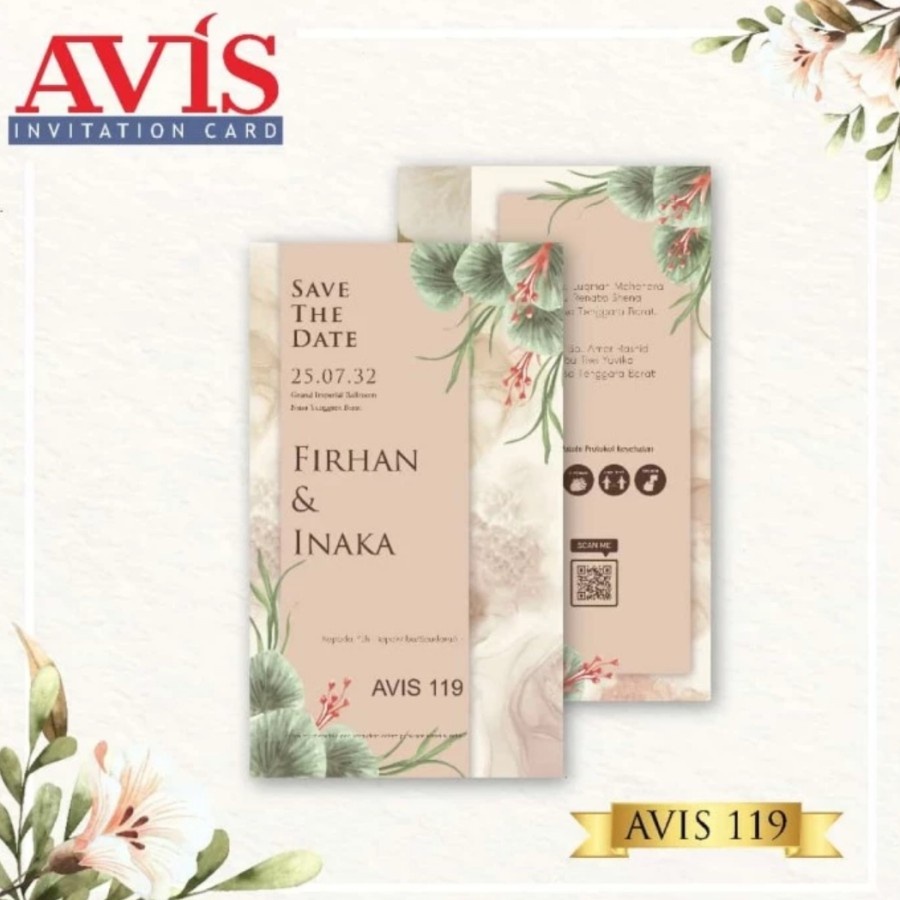 Jual Blanko Undangan Kosong Avis 119 | Shopee Indonesia