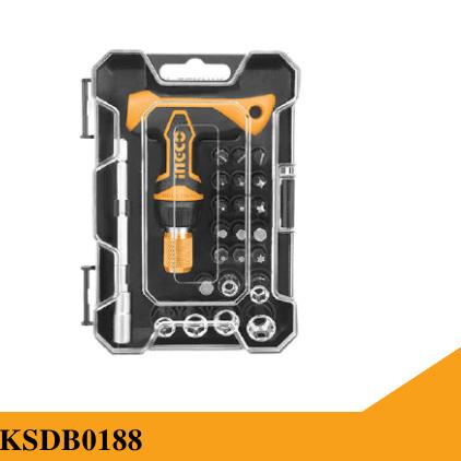 Jual Toolkit Sepeda 24 Pcs T-Handle Wrench Screwdriver Set INGCO ...