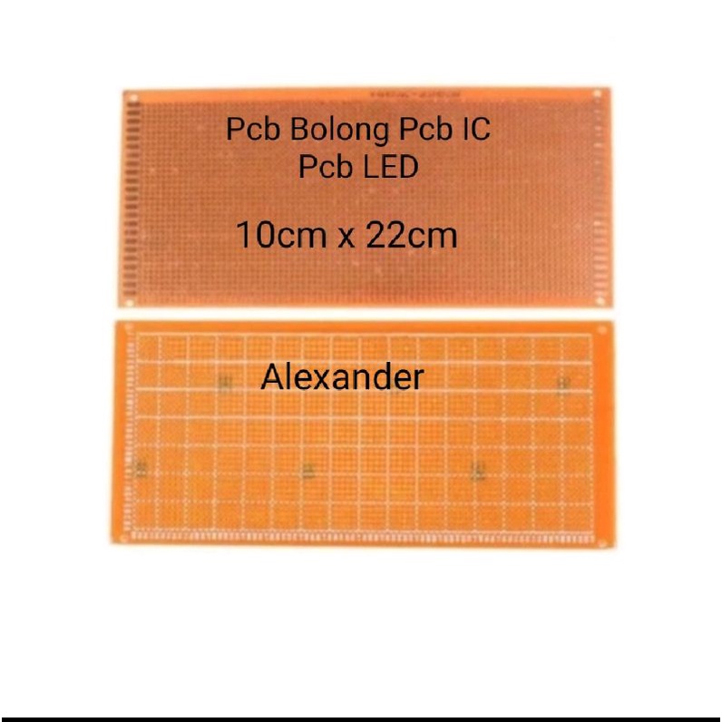Jual Pcb bolong 10cm x 22cm Pcb titik untuk merakit lampu variasi motor ...