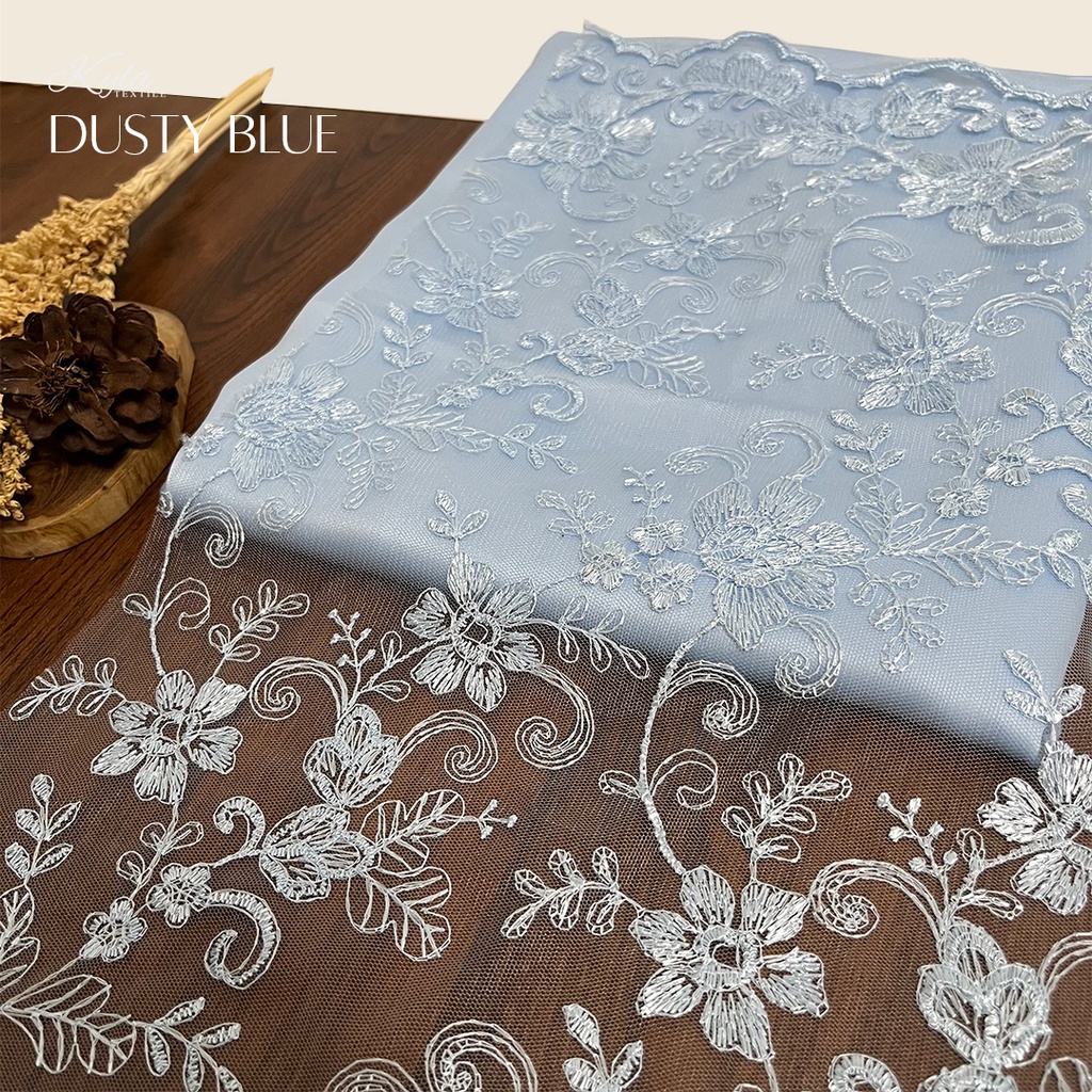 Jual PAKET KAIN BRIDESMAID PREMIUM LENGKAP SATIN KEBAYA BROKAT WARNA ...