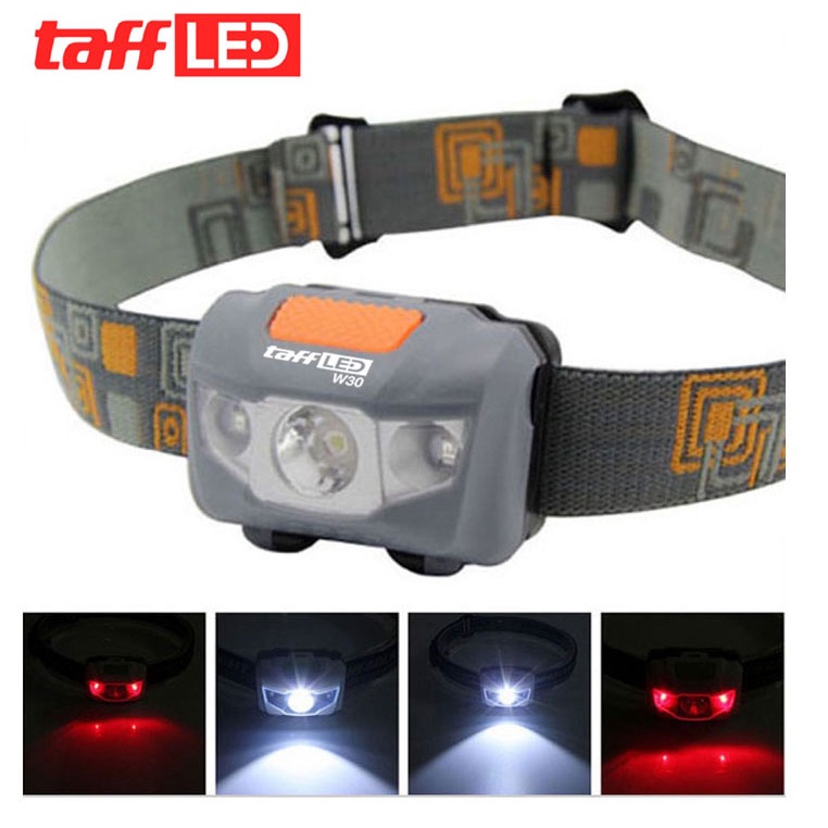 Jual TaffLED Headlamp Lampu Senter Kepala Flashlight Waterproof White ...