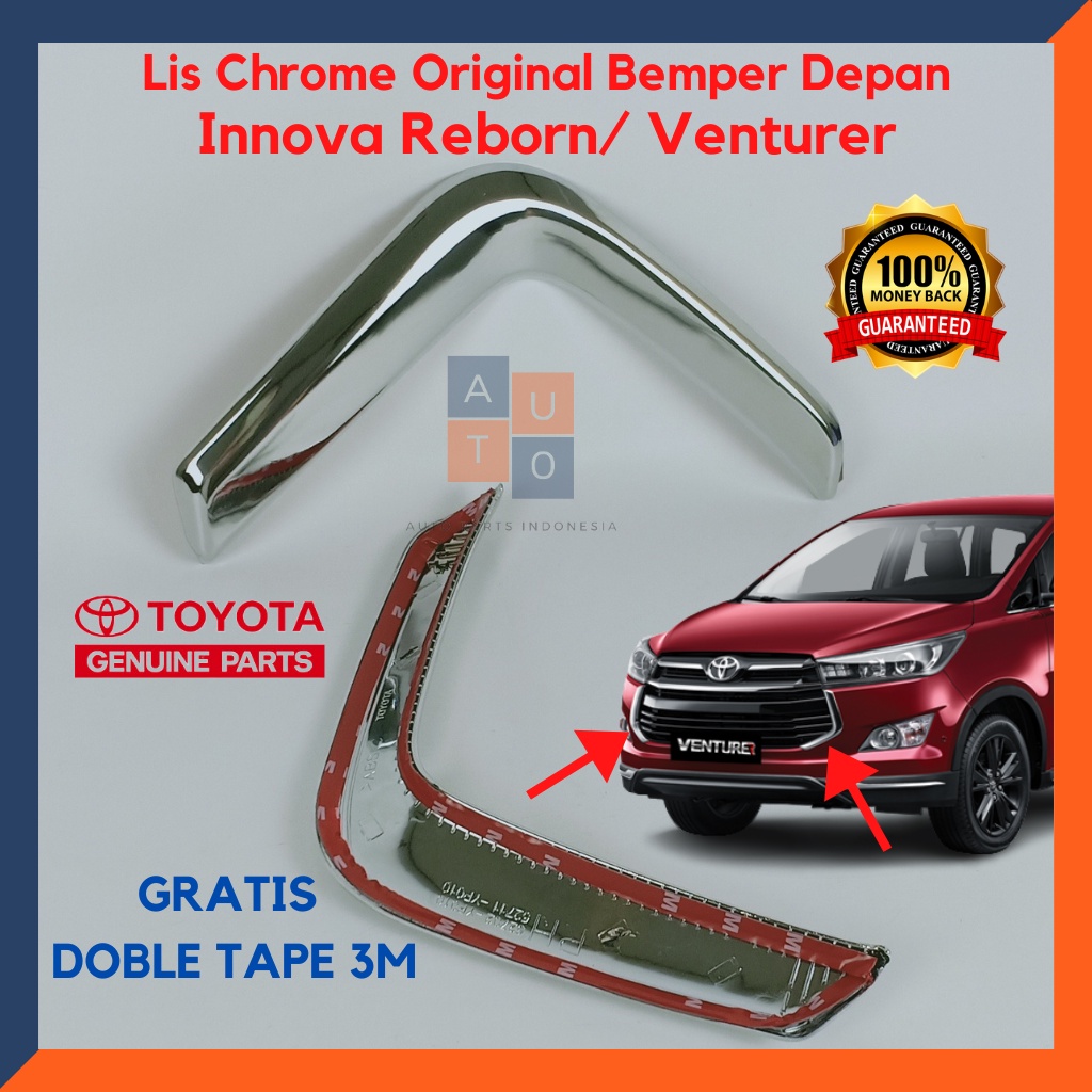 Jual TOYOTA List Grill Innova Reborn Venturer Original 2015 UP/ List ...