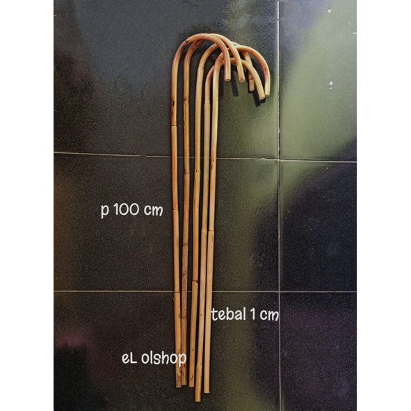 Jual Tongkat Penari Pentas Tongkat Rotan lengkung 1 meter | Shopee ...