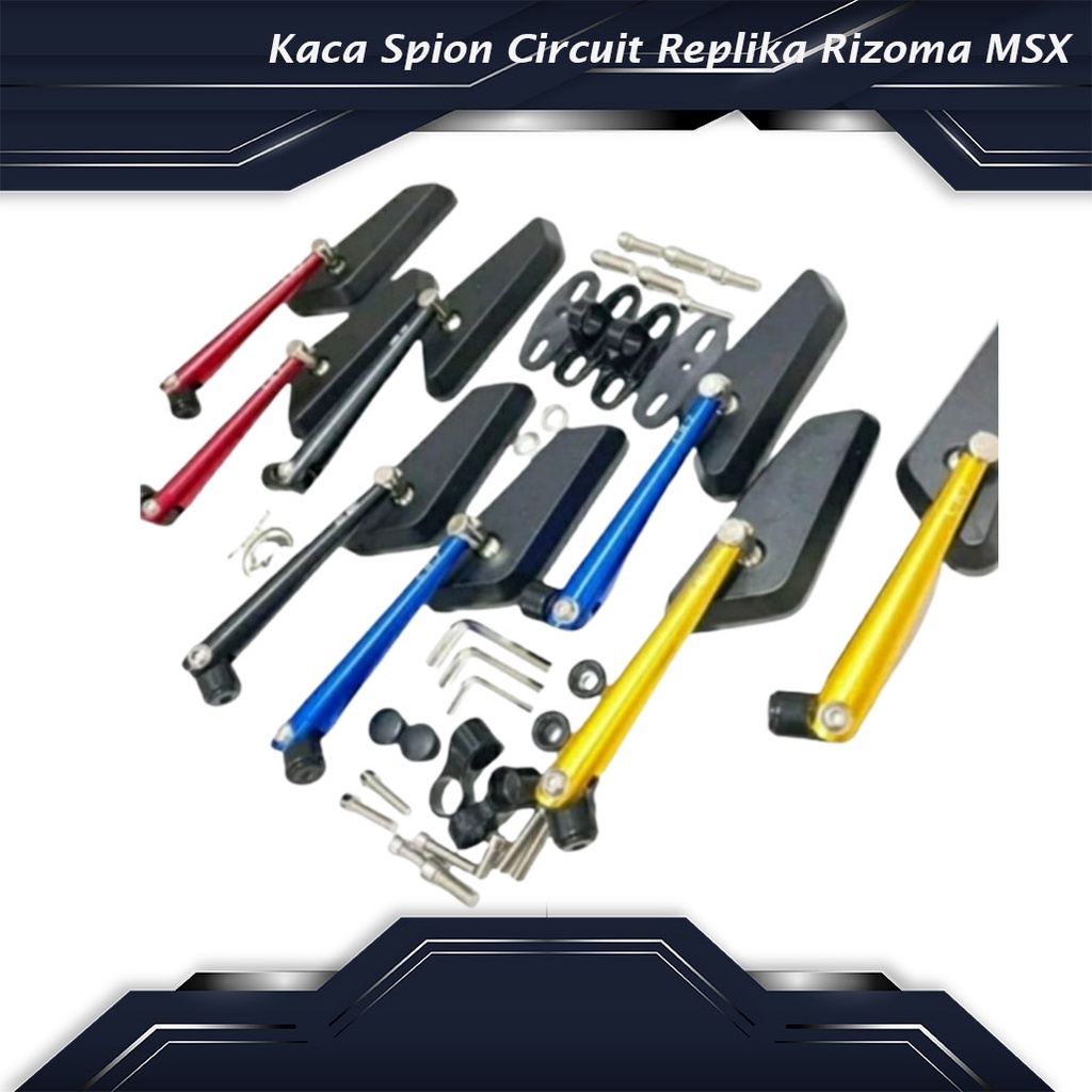 Jual Kaca Spion Circuit Replika Rizoma Sircuit MSX Universal | Shopee ...
