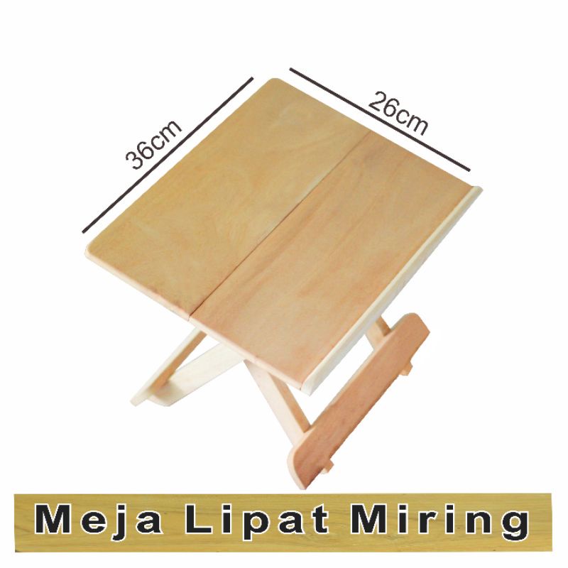 Jual MEJA LIPAT MIRING UKURAN 36 CM*26 CM///MEJA PLITUR//MEJA NGAJI ...
