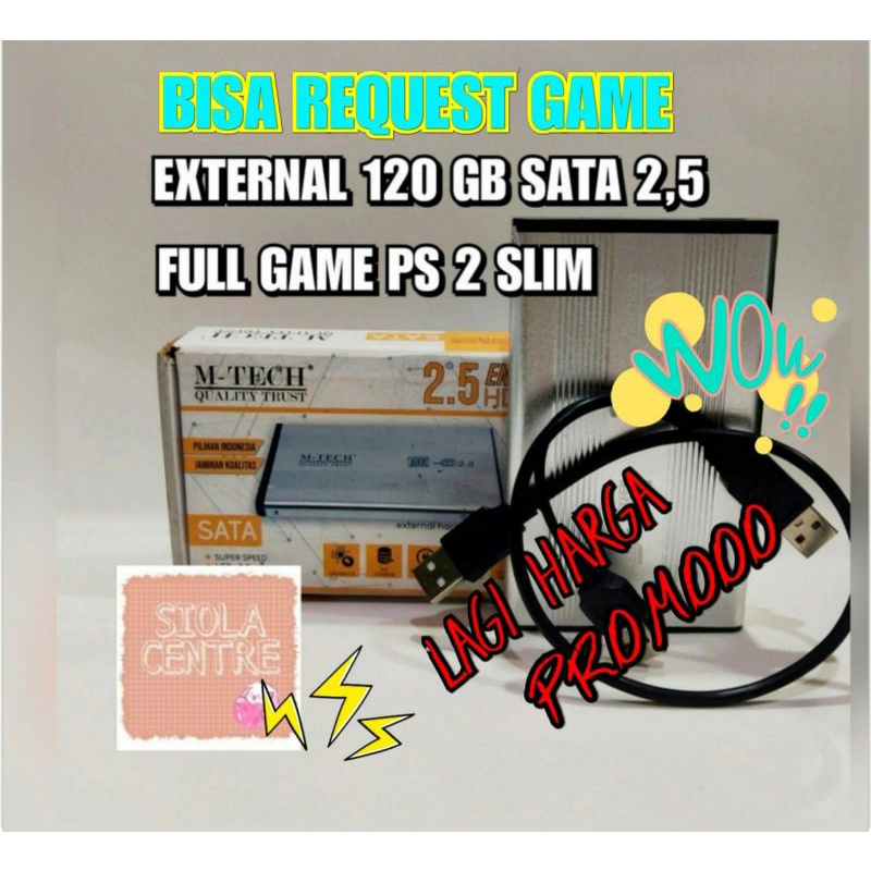 Jual HDD external full game PS2 120 gb | Shopee Indonesia