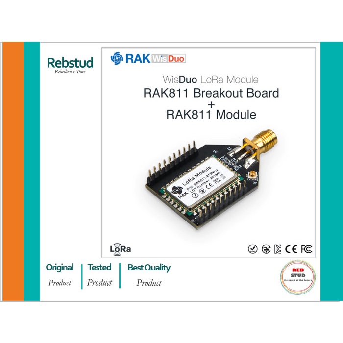 Jual LoRaWAN SX1276 920Mhz-923Mhz RAK811 Breakout Module Original ...
