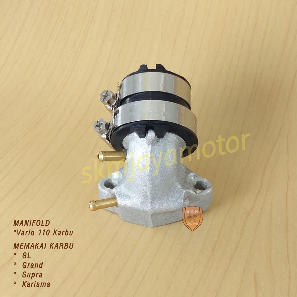 Jual INTAKE MANIFOLD MANIPOL BEAT LAMA VARIO 110 Memakai Karbu GL Supra Karisma | Shopee Indonesia