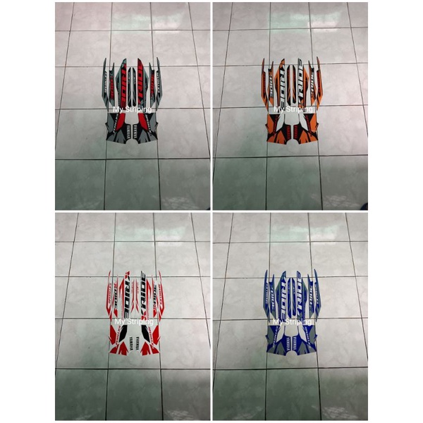 Jual Stiker Sticker Striping Yamaha Xride X ride 2014 2015 | Shopee ...