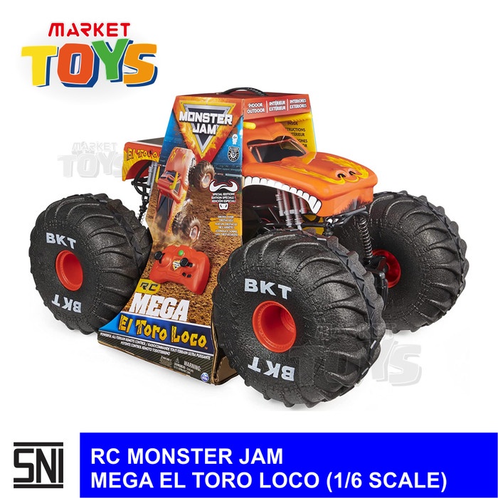 Jual RC Monster Jam - Mega El Toro Loco (1:6 Scale) | Shopee Indonesia