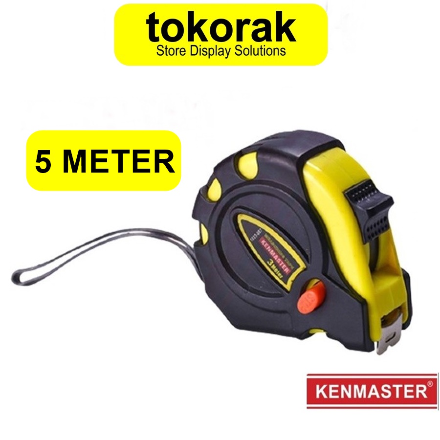 Jual METERAN ROLL 5 METER KENMASTER - SELFLOCK MEASURING - METERAN AUTO ...